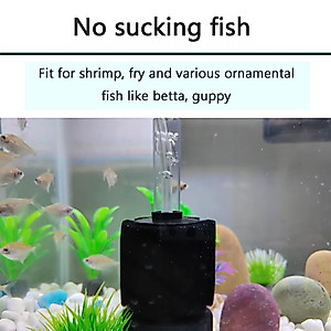 AQUANEAT Aquarium Bio Sponge Filter Breeding Fry Betta Shrimp Nano Fish Tank (Small up to 10Gal)