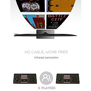 Babibubary Retro Game Stick with 1550+ Classic Video Games for TV with HDMI Output NES Wireless Extreme Mini Game Box Old Arcade Plug and Play Video Game Console Great Gift for Adults & Kids