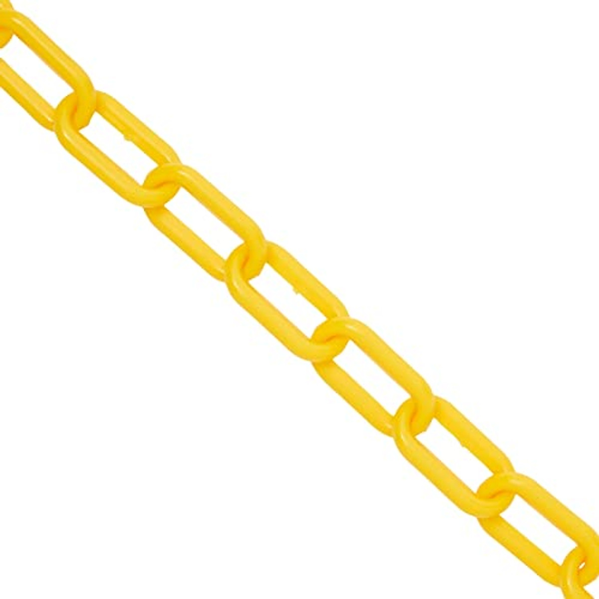 Stockroom Plus 100-Feet Plastic Chain Links - Privacy Safety Barrier for Fence, Gate, Privacy (1.5-Inch, Yellow)