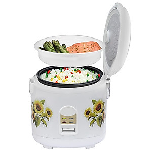 Stainless-steel Thermo Rice Cooker Stainless Steel And Black Design Black