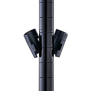 60" x 24" x 72" Black 5-Tier Wire Shelving NSF 3000 LBS Max Capacity Heavy Duty Steel Storage Rack for Restaurant, Warehouse, Commercial, Industrial, and Hospital Uses (Includes Casters)