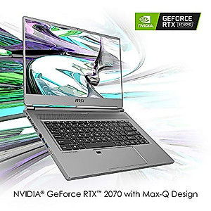 MSI P65 Creator-1084 15.6" 4K UHD Display, Ultra-Thin and Light, RTX Studio Laptop, Intel Core i7-9750H, GeForce RTX 2060, 32GB DDR4, 1TB Teton Glacier SSD, Win10PRO, VR Ready