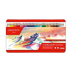 CREATIVE ART MATERIALS Caran D'ache Supracolor Metal Box Set Of 40 (3888.340)