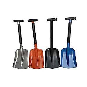 Snow Shovel, Moonite Detachable Portable Compact Emergency Snow Shovel for Driveway, Sturdy Metal Snow Shovel with Extendable Handle, Perfect for Garden Car Driveway Camping Outdoor Activities