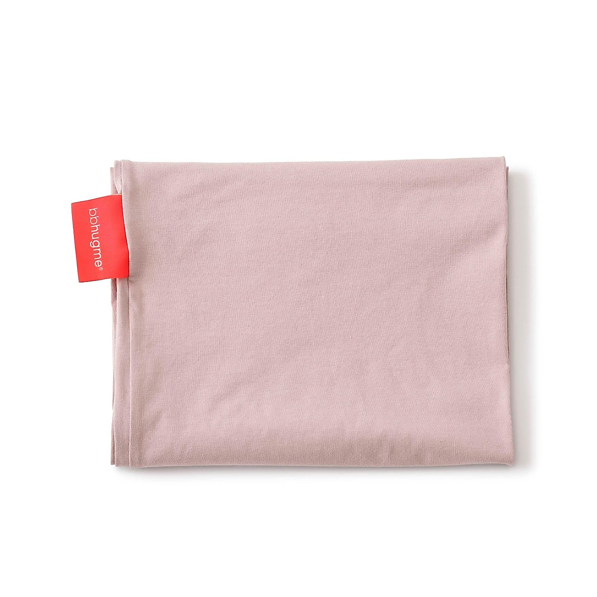 bbhugme Pregnancy Pillow Cover - Cotton Jersey Fabric - Fits Pregnancy Pillow for Side Sleeping - Cover Only, Pregnancy Pillow Sold Separately, Dusty Pink