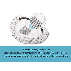 8 Pack Steam Mop Reusable Replacement Pads for Bissell Powerfresh Steam Mop 1940 1806 1544 2075 2685A 2181 2814 Series, Model 19402 19404 19408 19409 1940A 1940F 1940Q 1940T 1940W B0006 B0017 2075A