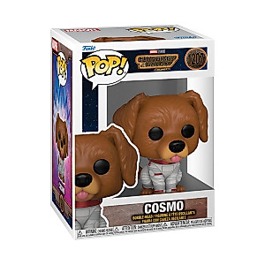 POP Marvel: Guardians of The Galaxy Volume 3 - Cosmo Funko Vinyl Figure (Bundled with Compatible Box Protector Case), Multicolored, 3.75 inches