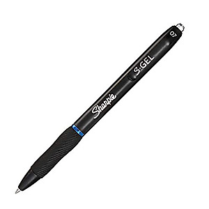 Sharpie S-Gel | Gel Pens | Medium Point (0.7mm) | Blue Ink | 12 Count