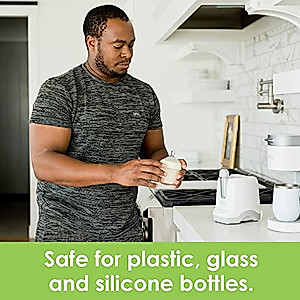 The First Years Baby Bottle Warmer and Sterilizer - Pacifier and Bottle Nipple Sanitizer - Feeding Baby Essentials for Formula or Breast Milk - Holds Multiple Sizes