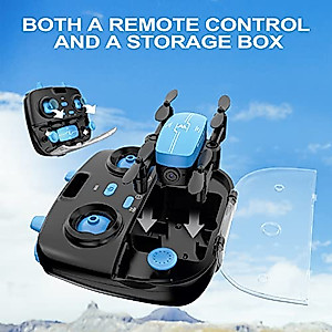 Mini Drone with Camera for Kids 1080p FPV Camera, Drones Toys for Ages 8-13 with Foldable Wings, Altitude Hold, Headless Mode, 3D Flips, Voice Gesture Control, Remote Control Drone, 2 Batteries