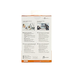 j5create USB to VGA Display Adapter 1080p HD Resolution Up to 2048 x 1152| USB 3.1/3.0/2.0 Port | Compatible with Windows and Mac (JUA311)