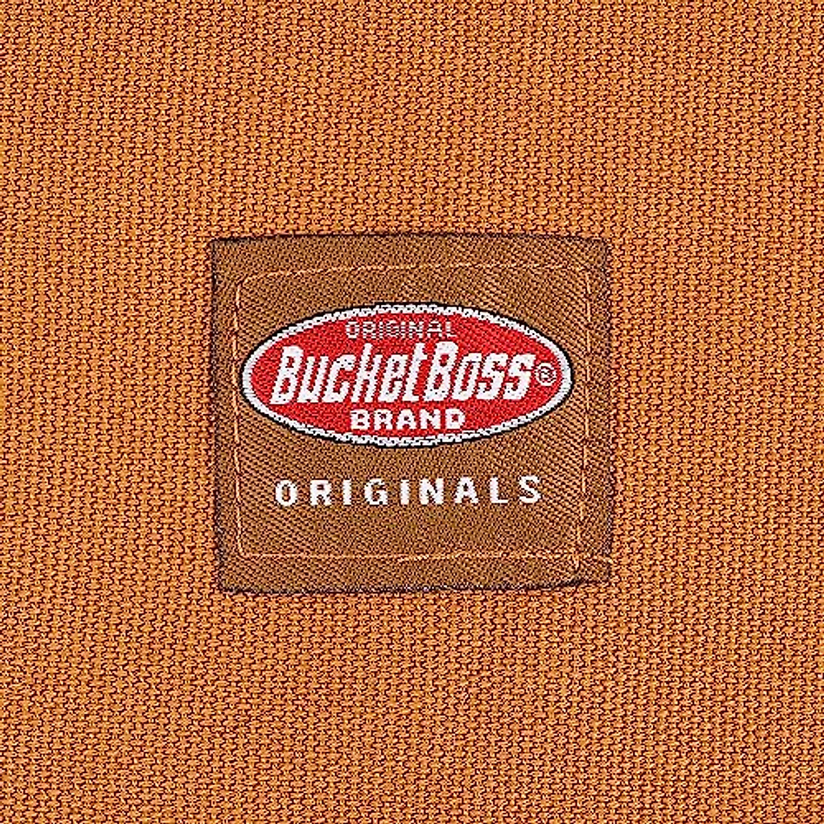 Bucket Boss mens Tool,adjustable,work Tool Bag, Brown, 16 pockets US