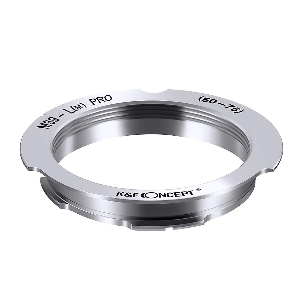 K&F Concept Lens Mount Adapter Compatible for Leica 52mm/75mm M39 Mount Lens to Leica DSLR Camera Body with Matting Varnish Design