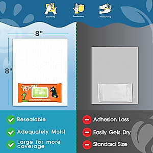 PET N PET Dog Grooming Wipes, 100% Plant Based Unscented Pet Wipes, Cleaning & Deodorizing for Dogs, 100 Counts