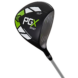 Pinemeadow Golf PGX Offset Driver (Ladies, Right Hand, Graphite, Ladies Flex) Black/Green/White