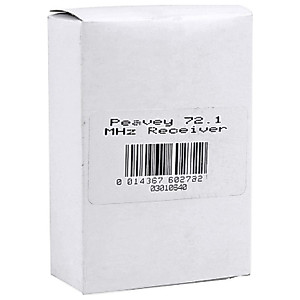 Peavey ALSR 72.1 Mhz Assisted Listening Receiver Body Pack for ALS 72.1 System Antenna–Integral With Earphones