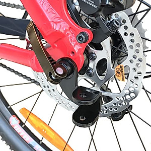 ODIER Steel Hitch for Burley Bike Trailer for Kids 12.2 MM Compatible with Burley Bee Bike Trailer and Old Models Work with Disc Brake