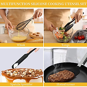 35 PCS Silicone kitchen Utensils set,Cooking Utensils set,Utensils,Kitchen Tool Set,Baking Set, Kitchen Set, Kitchen Gadgets,Kitchen Tools and Cookware Set with Holder.Stainless Steel