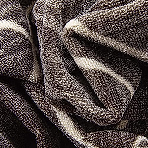 Well Woven Non-Slip Rubber Back (5' x 7') Diamond Lattice Print Grey Thin Pile Machine Washable Indoor Outdoor Area Rug