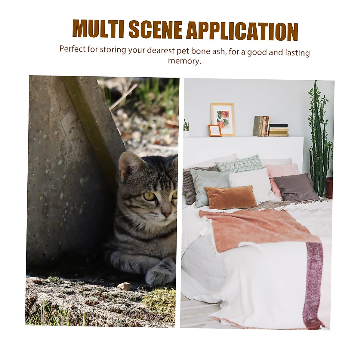 3pcs Egyptian Urn Pet Ash Storage Bottle Pet Commemorative Casket Pet Cremation Urn Bone Ash Container Urn for Cat Ashes Animals Ash Bottle Dog Ash Bottle Pet Cinerary Holder