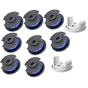 LEIMO KPARTS 0.065 String Trimmer Spool Line for Ryobi One+ AC14RL3A , 0.065" Autofeed Replacement Spools for Ryobi 18V, 24V, and 40V Cordless Trimmers (10 Pack)