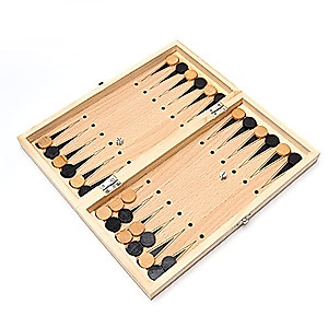Chess Set，Folding Storage Wooden Chess Board Sets，3 in 1 Chess Board Game for Adults and Kids （Chess，Backgammon，Checkers），Exquisite Wooden Chess Set