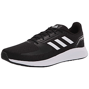 adidas Men's Runfalcon 2.0 Running Shoe, Black/White/Grey, 11