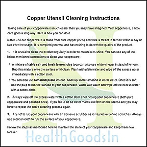 Pure Copper Tumblers Set of 2, UNLINED, UNCOATED and LACQUER Free | 350 Ml. (11.8 US Fl Oz) Traveller's Copper Cups for Ayurveda Health Benefits