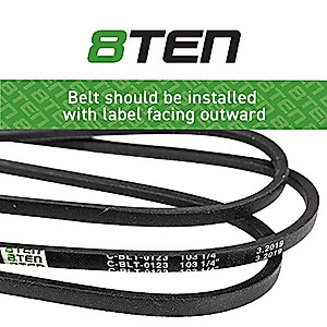8TEN Deck Belt for MTD Cub Cadet LT2000 LT-2200 LTX1045 LTX1046VT 754-04219 954-04219 46 inch Mower