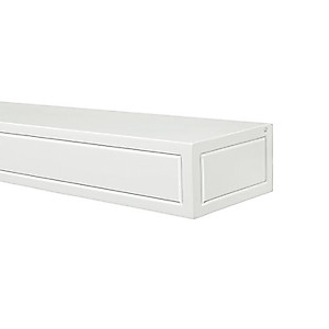 Pearl Mantels White Sarah Mantel Shelf, 72-Inch, Paint