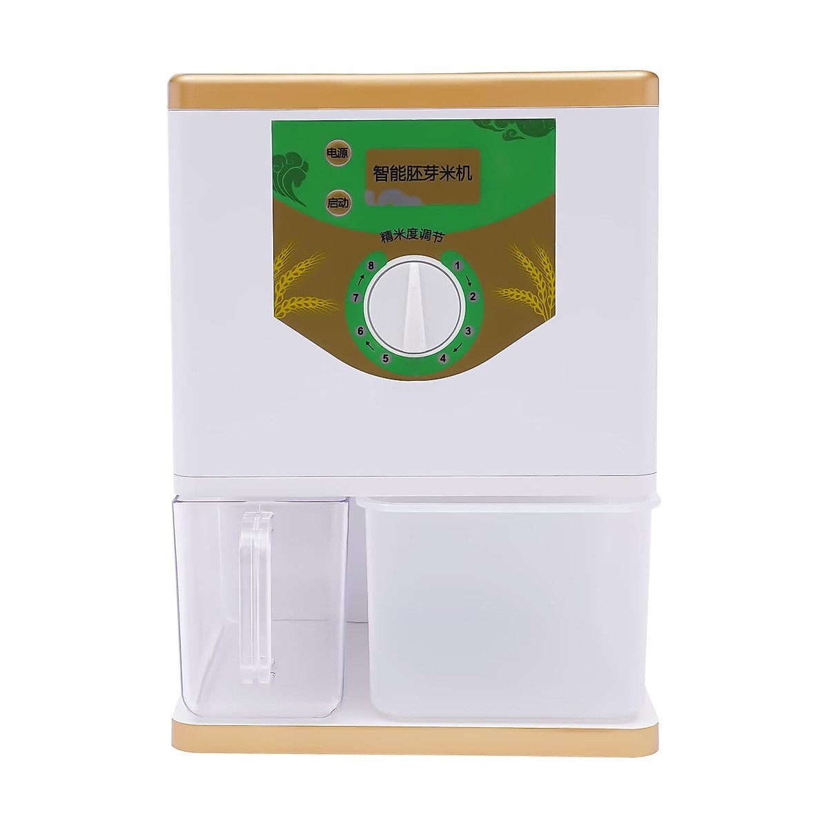 Leblett Household Electric Rice Milling Peeling Machine,Wheat Cereals Sheller 110V,Semi-automatic Rice Husker Sheller