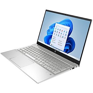 HP Pavilion 15 15.6" Touchscreen FHD Laptop Computer, 13th Gen Intel 10-Core i7-1355U, 64GB DDR4 RAM, 2TB PCIe SSD, WiFi 6, BT 5.3, Backlit KB, Fingerprint Reader, Windows 11, Zivcul