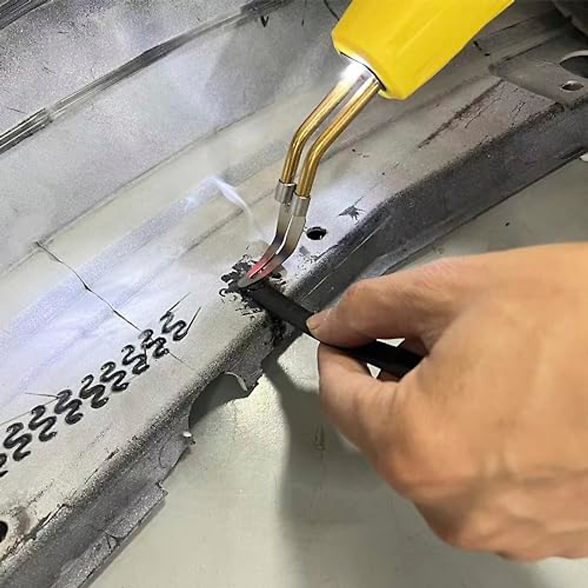 Allturn 2PCS Plastic Smoothing Tip,Plastic Welding Tip to Repair Car Bumpers,Kayaks,Etc.(Only for Allturn PWG-100)