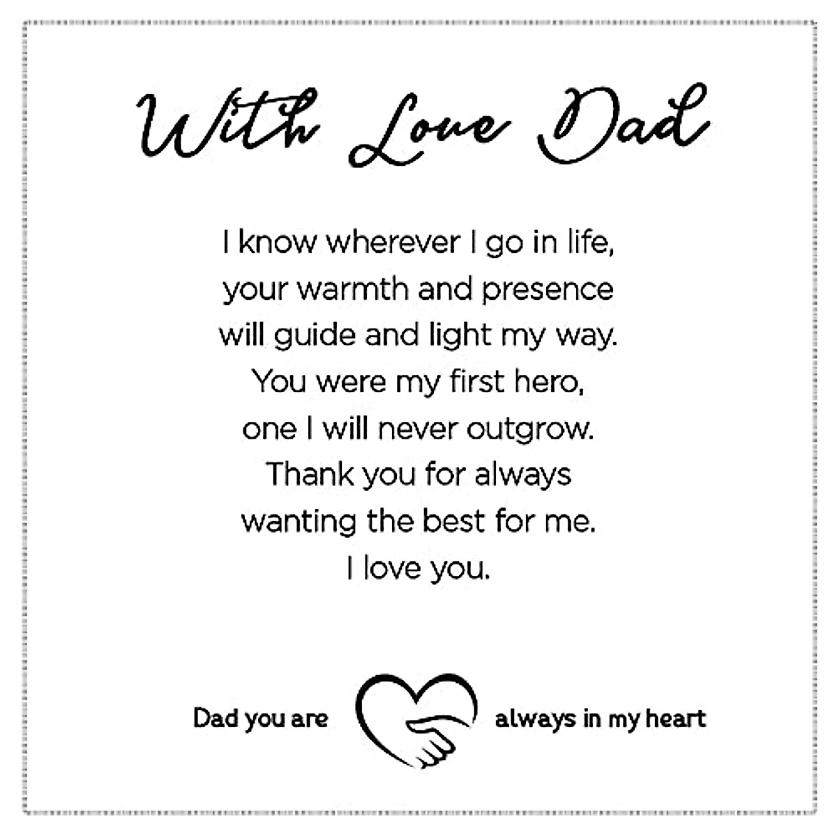 Sentimental Gift for Dad On Father's Day Christmas, Birthday- with Love Dad Softly Said Blanket