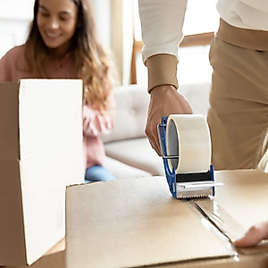 PROSUN Fast Reload 2 Inch Tape Gun Dispenser Packing Packaging Sealing Cutter Blue