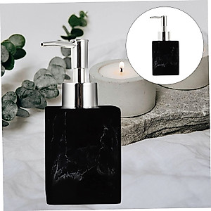 LIFKICH Bottled Shower Gel Bottle Marble Soap Dispenser Makeup Sample Bottles Soap Pump Bottle Lotion Soap Dispenser Foam Pump Bottle Storage Bottle Resin Soap Bottle Simple