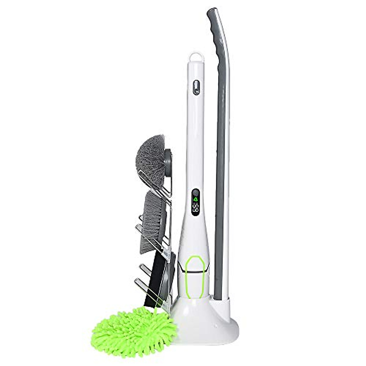 Toxz Multifunctional Stubborn Handheld Cleaning Brush Portable Four-Piece for Family Car White,Waterproof,Adjustable Head(Ship from US!)