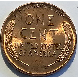 1942 D Lincoln Wheat Cent Red BU MS Penny Seller Mint State