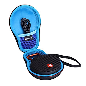 LTGEM Case Compatible with JBL Clip 3 Waterproof Durable Portable Bluetooth Speaker, Blue