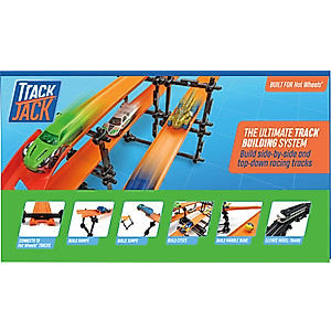 TrackJack— Ultimate Track Building System for Hot Wheels, Model Trains, and Marble Runs