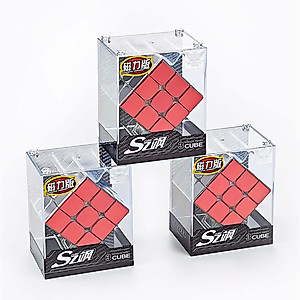LiangCuber Cyclone Boys 3x3 Magnetic Speed Cube Stickerless Mirror Reflective Cube 3x3x3 Shiny Cube Puzzle (56mm/1PCS)