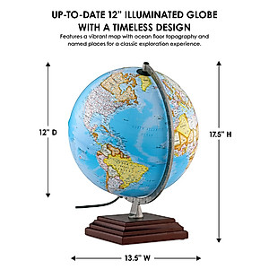 Waypoint Geographic Odyssey Illuminated Globe