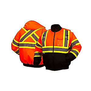 Pyramex RCJ3220M RCJ32 Series Jackets Canadian jacket in orange- medium