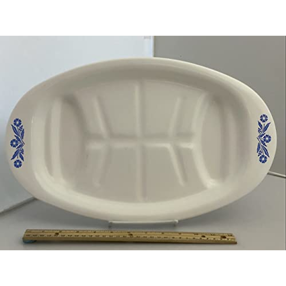 Shop CorningWare Blue Cornflower Meat Platter Rack