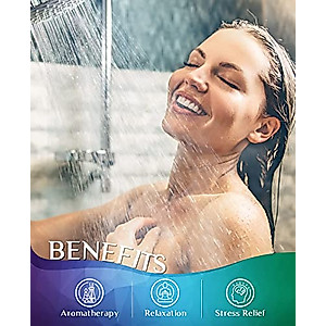 POPCHOSE Shower Steamers Aromatherapy - Bath Bomb Shower Tablets 8 Pack, Self Care & SPA Relaxation - Stocking Stuffers Christmas Gifts for Women and Mom Who Has Everything, Birthday Valentines Gift