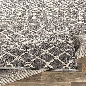 Artistic Weavers Elsie Area Rug, 6'7" x 9', Medium Gray, 6 ft (7 in) x 9 ft
