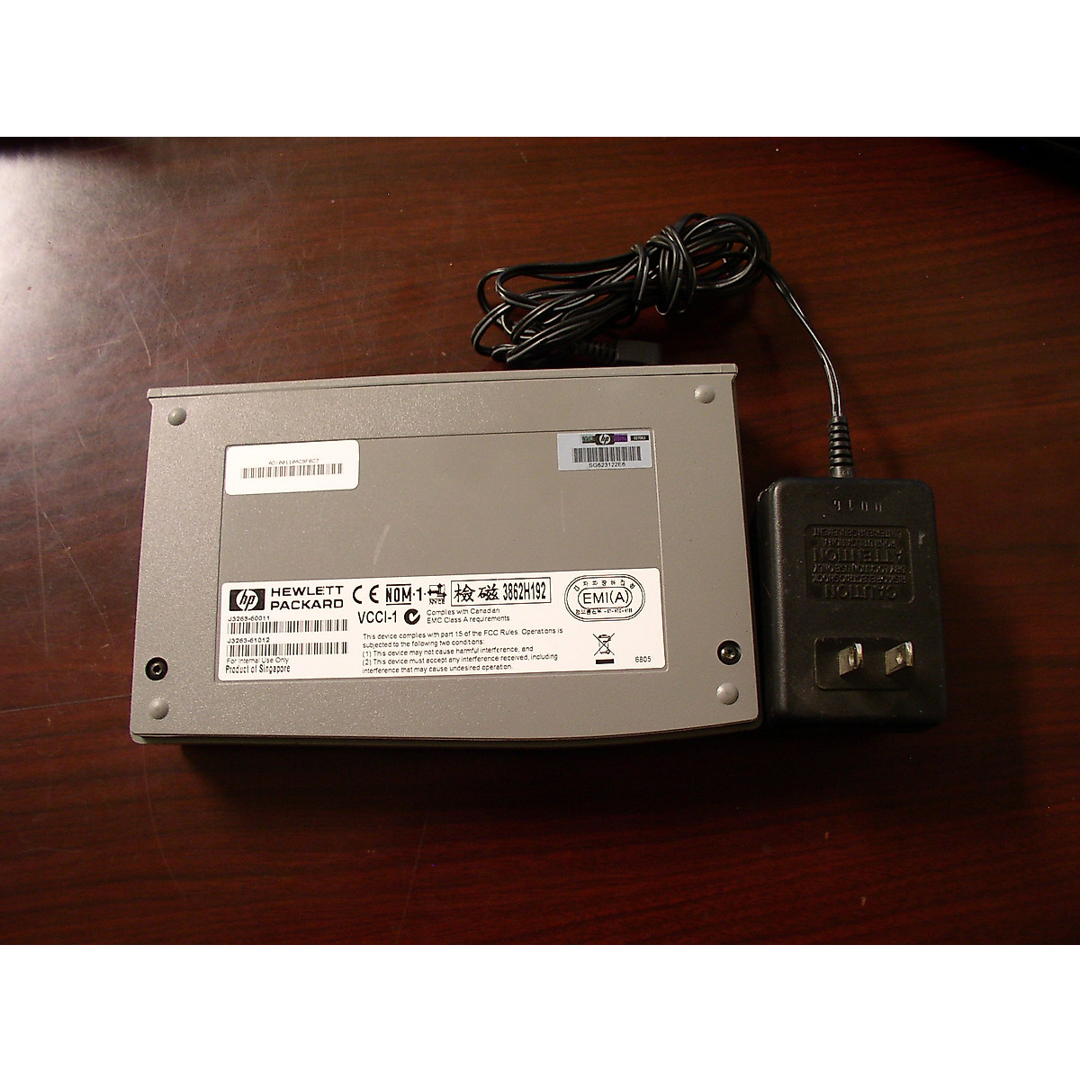 HP Jetdirect 300x J3263-60001 Exeranl Print Server W/Adapter