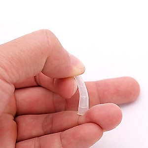 40 Pcs Clear Tweezer Point Protectors Cap Tip Stopper Covers Makeup Beauty Supplies, General Size