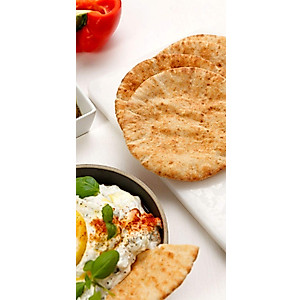 Joseph's Low Carb MINI Pita Bread 3-Pack, Flax, Oat Bran and Whole Wheat, 5g Carbs Per Serving, Fresh Baked (8 Per Pack, 24 MINI Pita Breads Total)