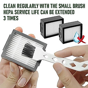 ALSTON HEPA Filter Replacements 12PCS for iRobot Roomba I E & J Series, i7 i7+/plus i3 i3+ i4 i6 i6+ i8 i8+ E5 E6 E7, High Efficiency Roomba Filters with Cleaning Brush…